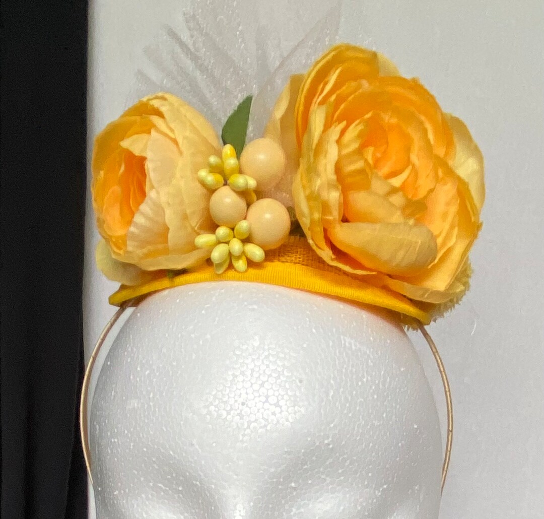 Vintage Inspired Yellow Fascinator Hat Wedding Tea Special Occasion - Etsy