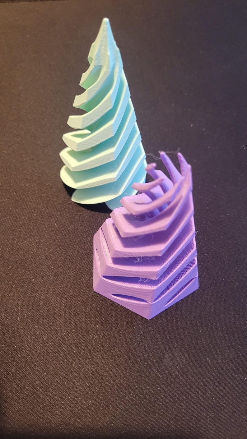 Impossible Passthrough Spinning Tree Matte Lilac Purple and Pastel ...