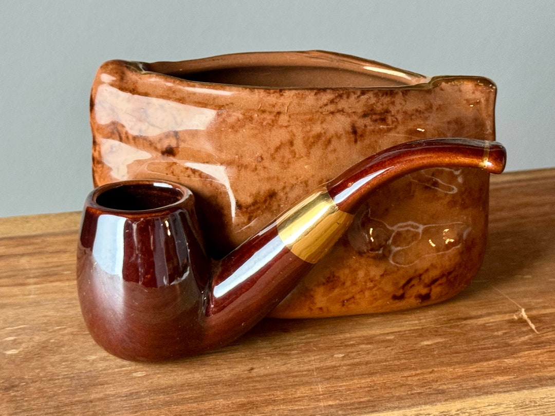 Vintage Japanese RUBENS Original Tobacco Pipe Pen Pencil Desk Holder ...