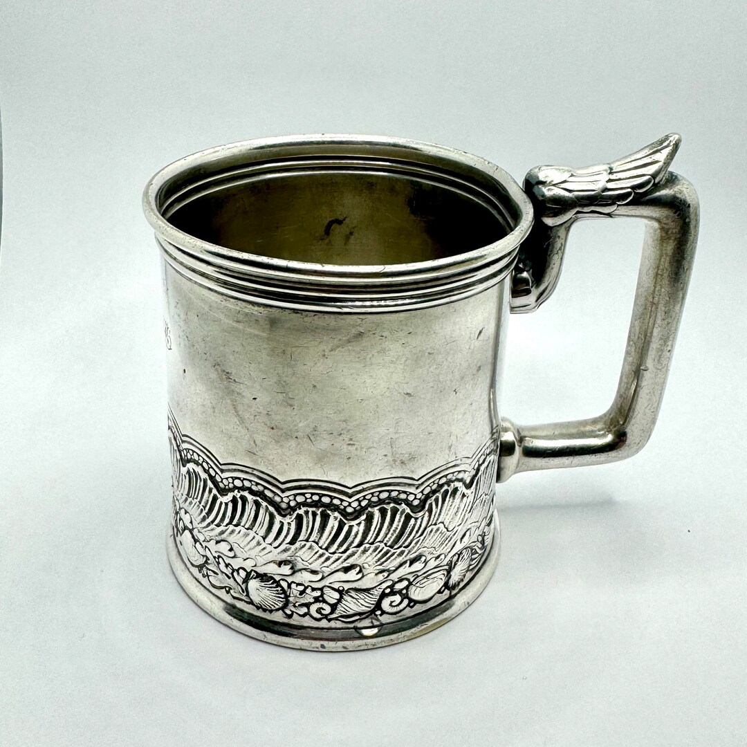 RARE Antique Gorham Company Silver Soldered Silver Plated Cup 1889 3 1/ ...