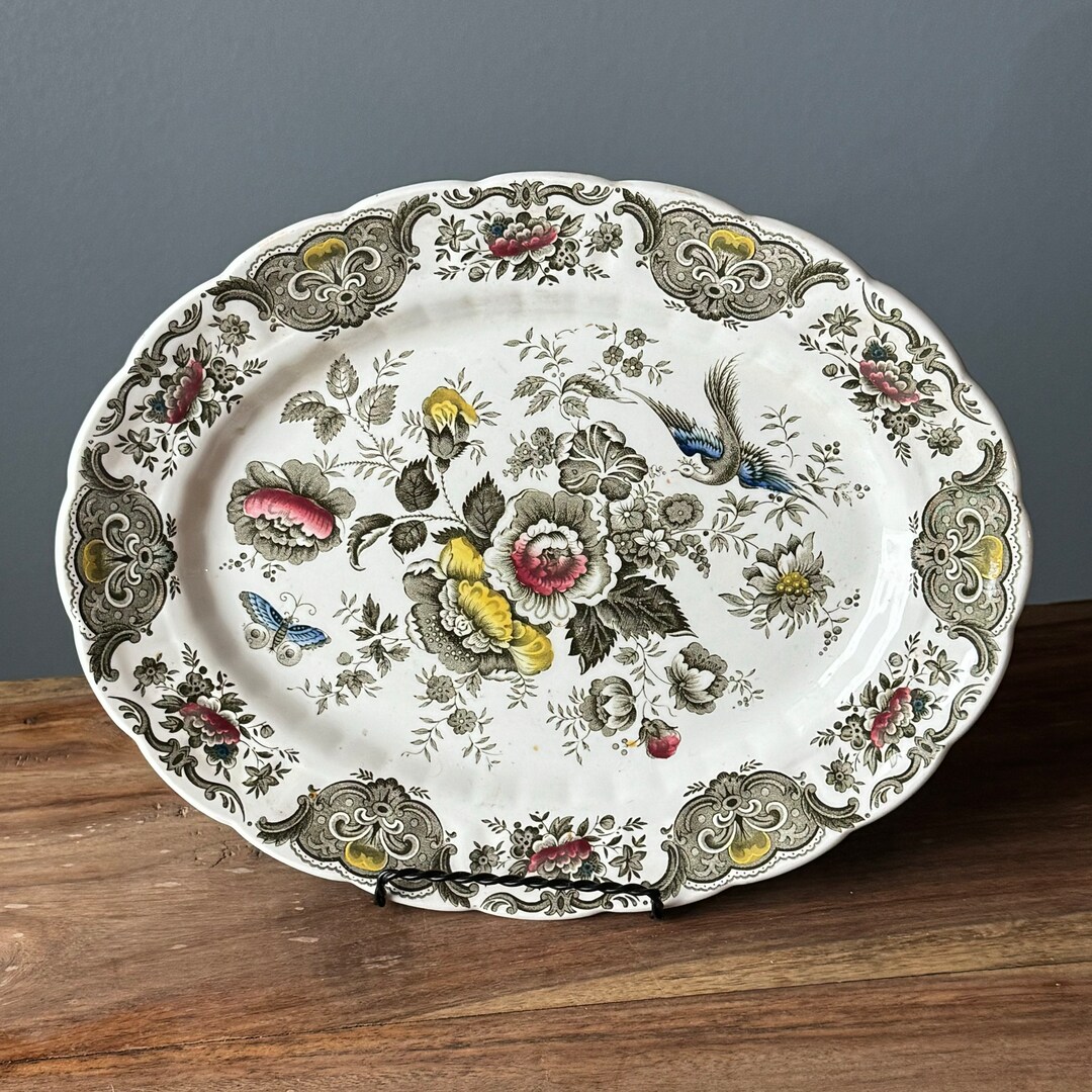 Vintage Ridgway "windsor" Pattern by Staffordshire England Serving Oval ...