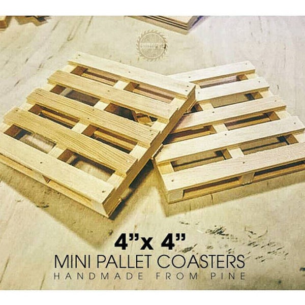 Mini Pallet Coaster - Etsy