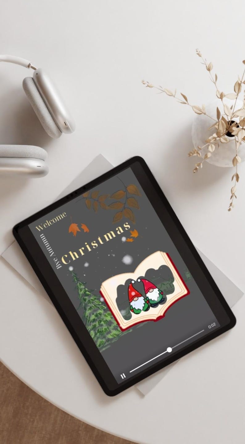 Mini Christmas Clip: Editable Social Media GIF Template - Etsy