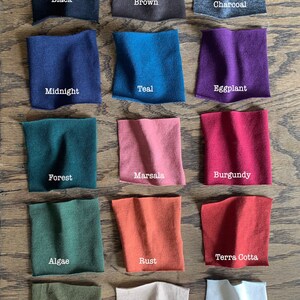 Color Chart and Swatch Sets ~ Elven Forest Colors and Fabrics - Etsy