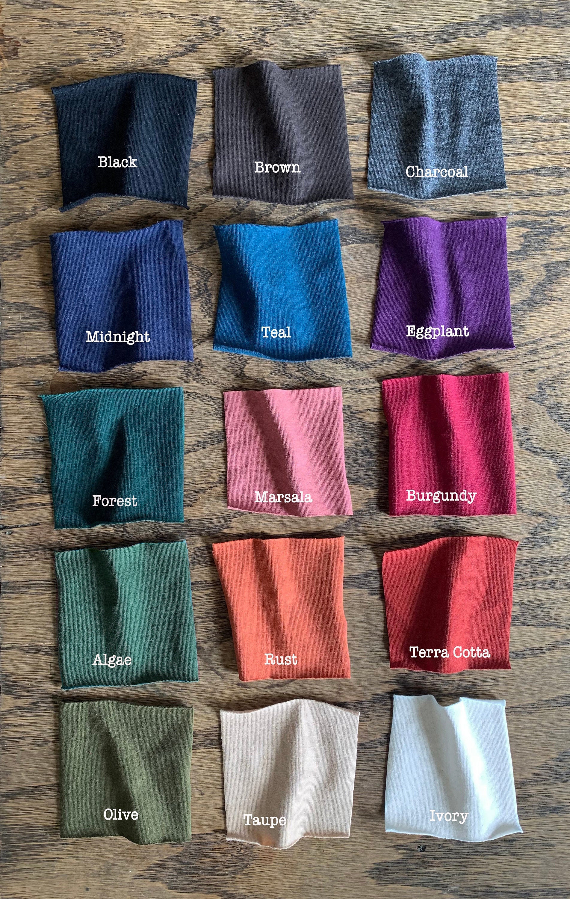 Color Chart and Swatch Sets Elven Forest Colors and Fabrics - Etsy Canada