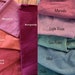 Color Chart and Swatch Sets ~ Elven Forest Colors and Fabrics - Etsy