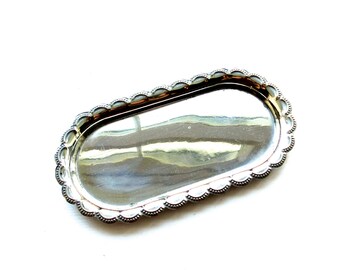 Silver plated dish | Etsy