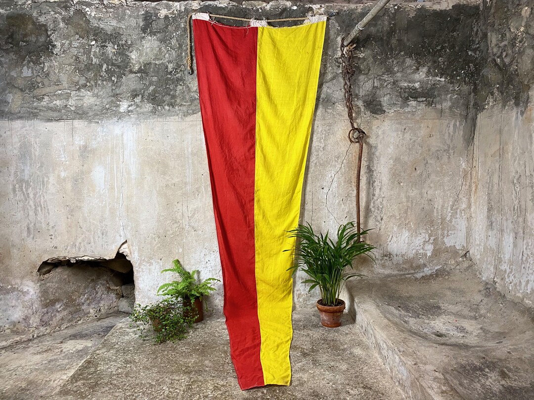 Vintage Signal Flag Number '7' 'seven' Large Numeral Pennant - Etsy