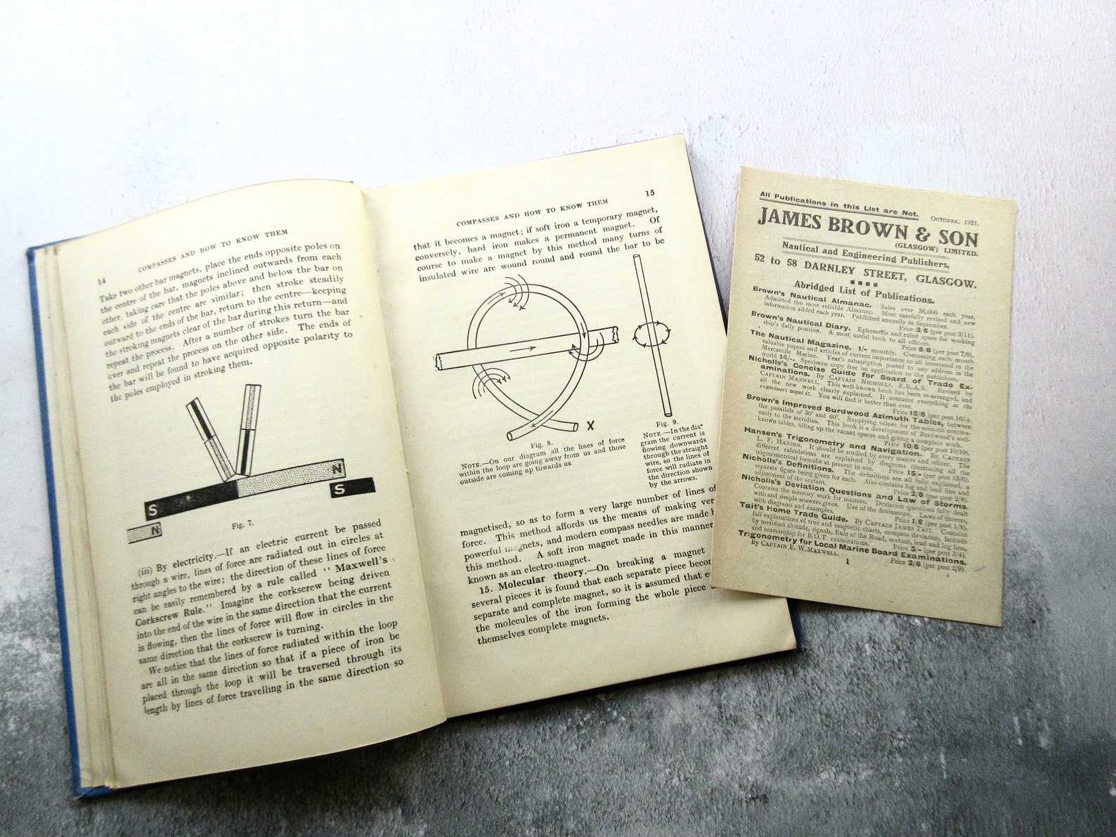 Compasses and How to Know Them Book by Frederick Cross 1921 | Etsy