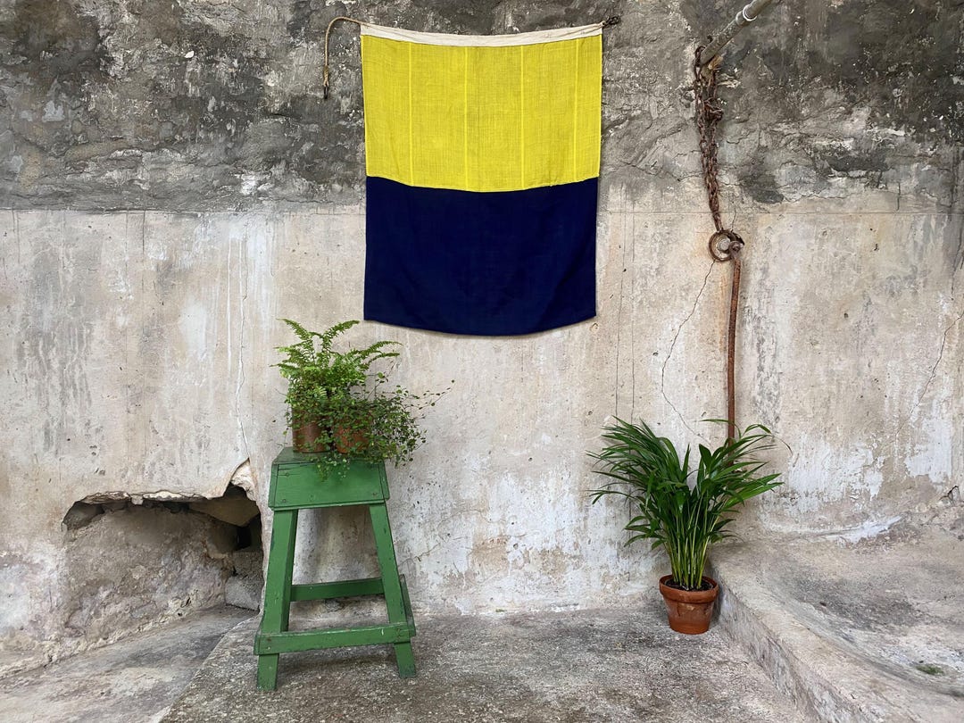 Vintage Signal Flag Letter 'K' 'kilo' - Etsy