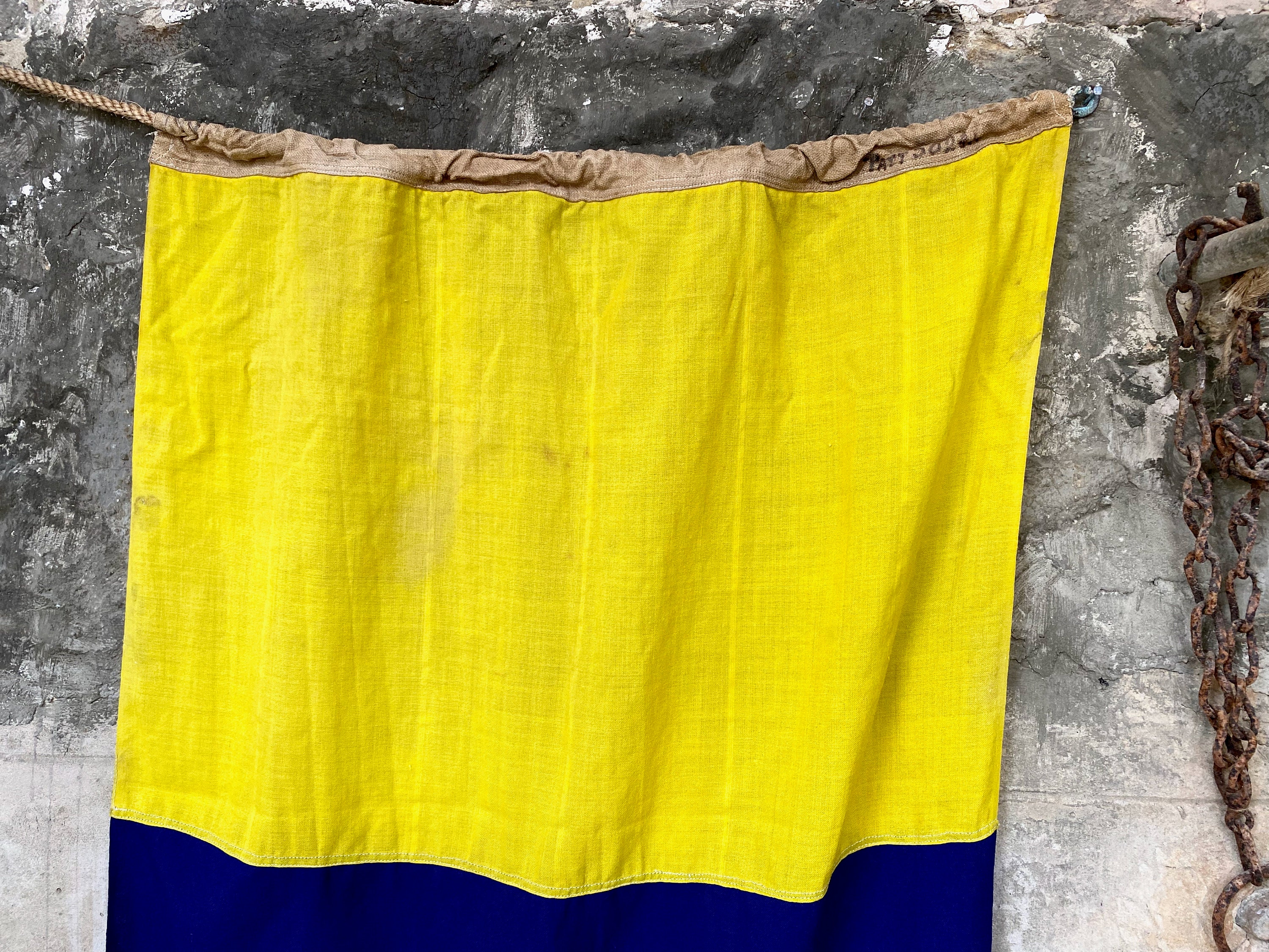 Vintage Signal Flag Letter 'K' 'kilo' Large - Etsy UK
