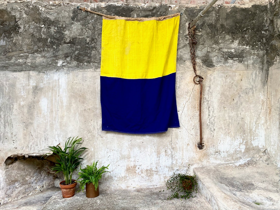 Vintage Signal Flag Letter 'K' 'kilo' Large - Etsy UK