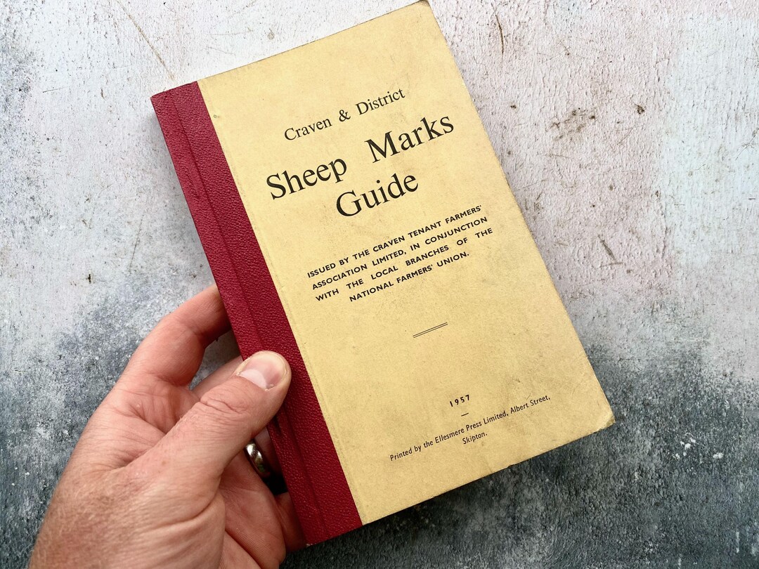 Sheep Marks Guide 1957 Vintage Edition Craven & District - Etsy