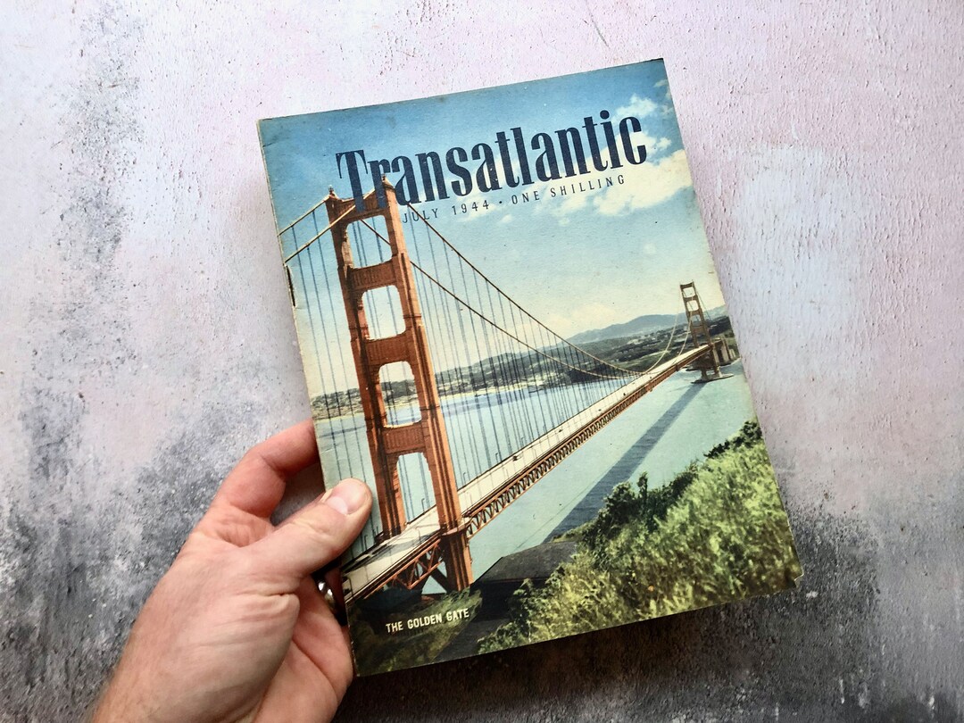 Vintage July 1944 WW2 Transatlantic Magazine - Full of Original ...