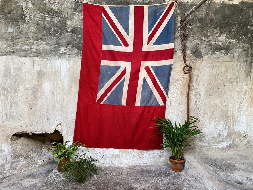 Vintage Red Ensign Red Duster Flag - Etsy