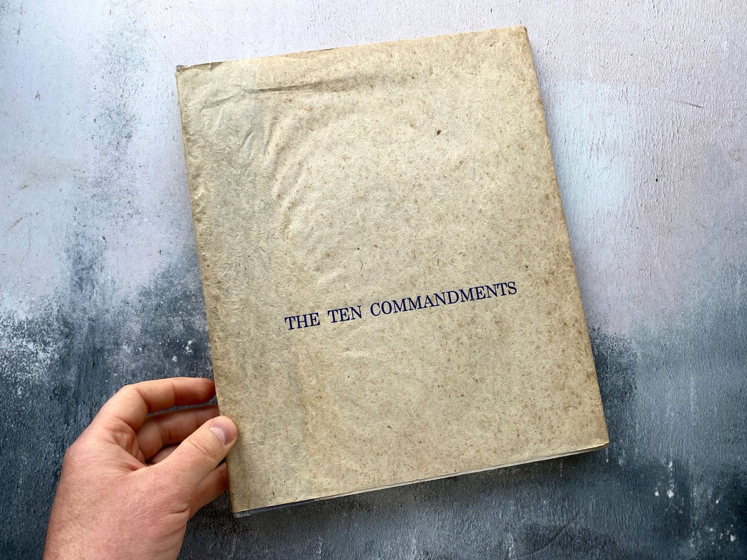 RARE the Ten Commandments by Illustrated & SIGNED Limited Edition by ...