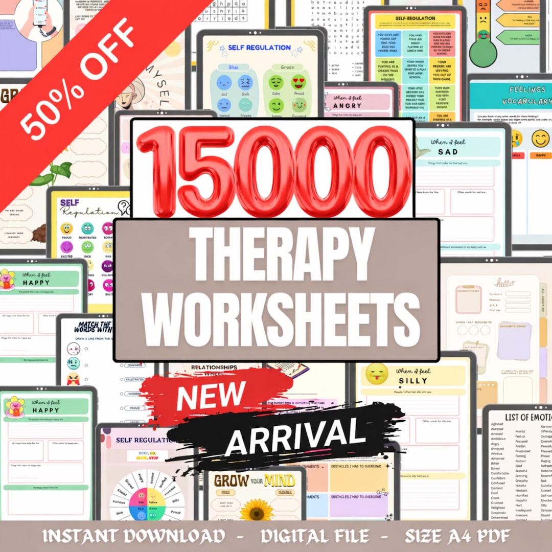Therapy Bundle, Psychology Worksheets, Internal Family Systems, DBT ...