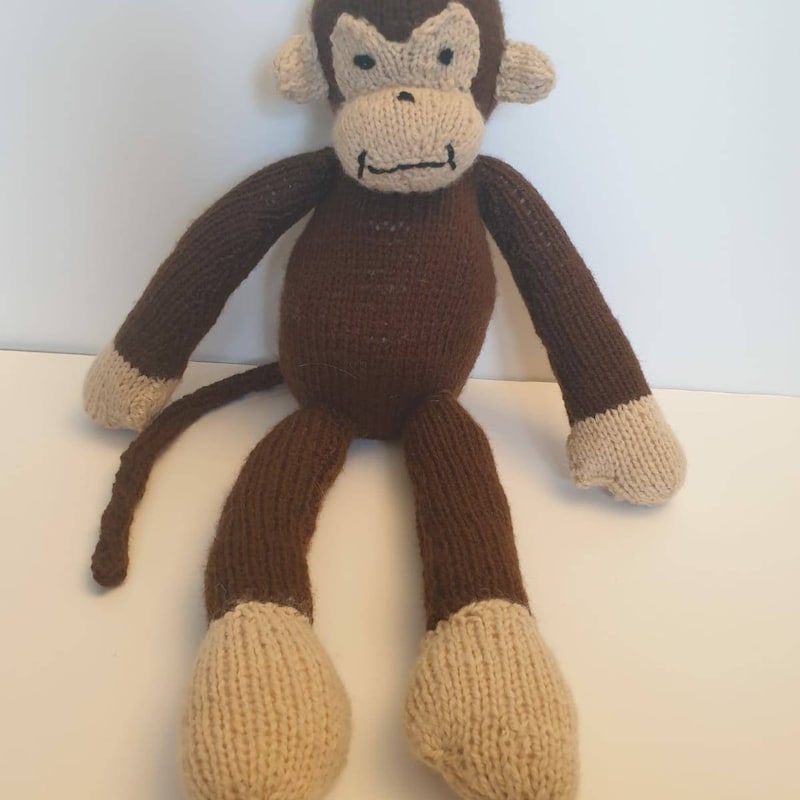 Monkey Hand Knit - Etsy UK