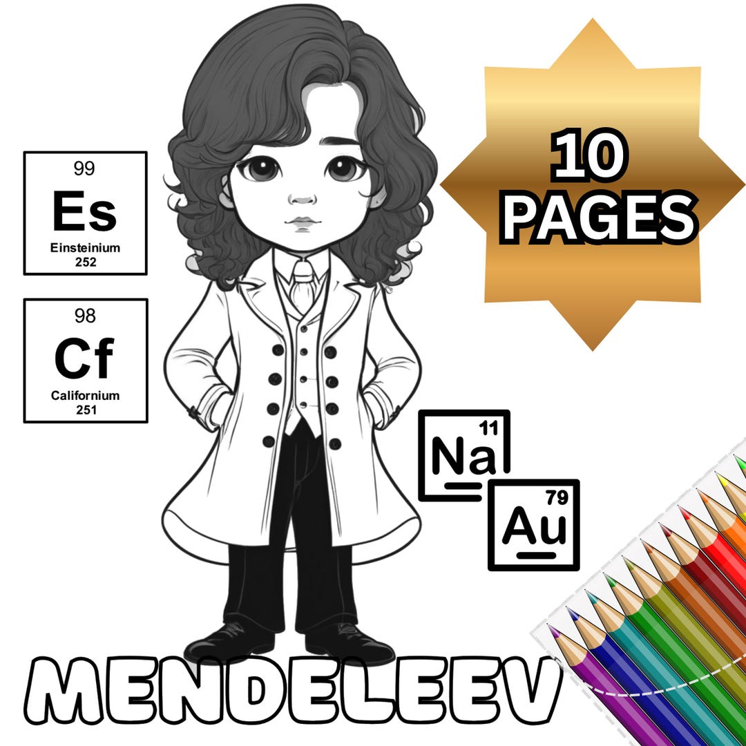 Science Coloring Pages for Kids | 10 Educational Printable Coloring ...
