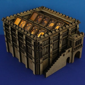 1:200 Detailed Model Castle, Mini Castle Kit, Laser Cut Kit, Historic ...