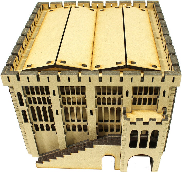 1:200 Model Castle, Miniature Kit, Mini Castle, Laser Cut Kit ...