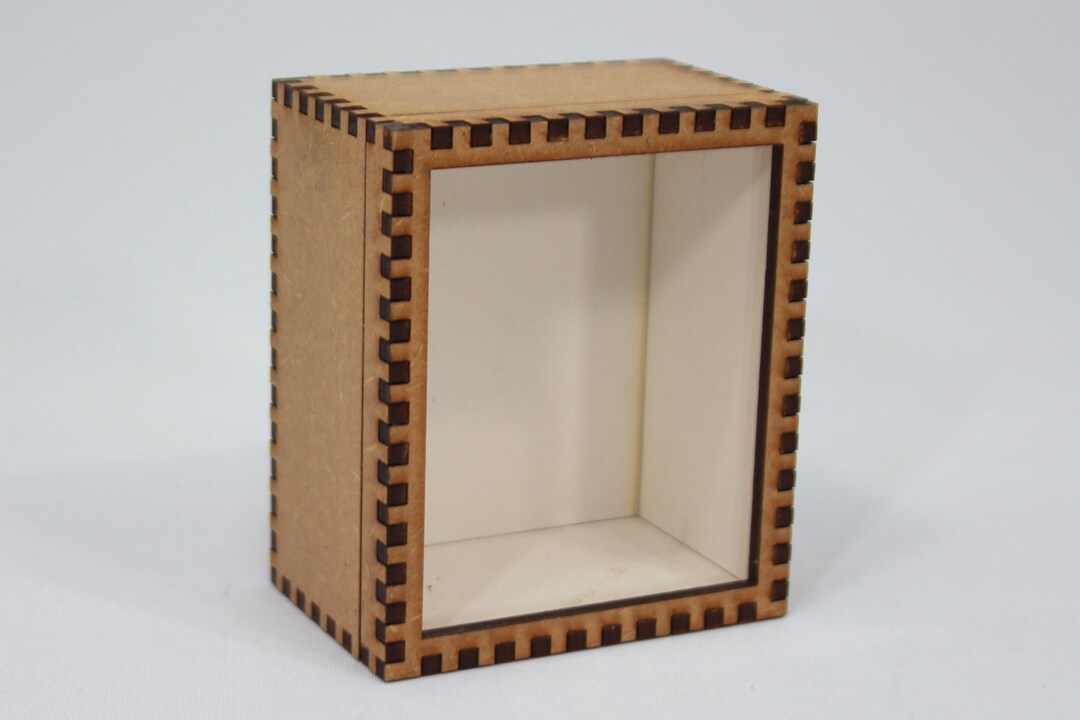 Small Display Box, Digital Files, Laser Cut, MDF or Wood, Vector Design ...