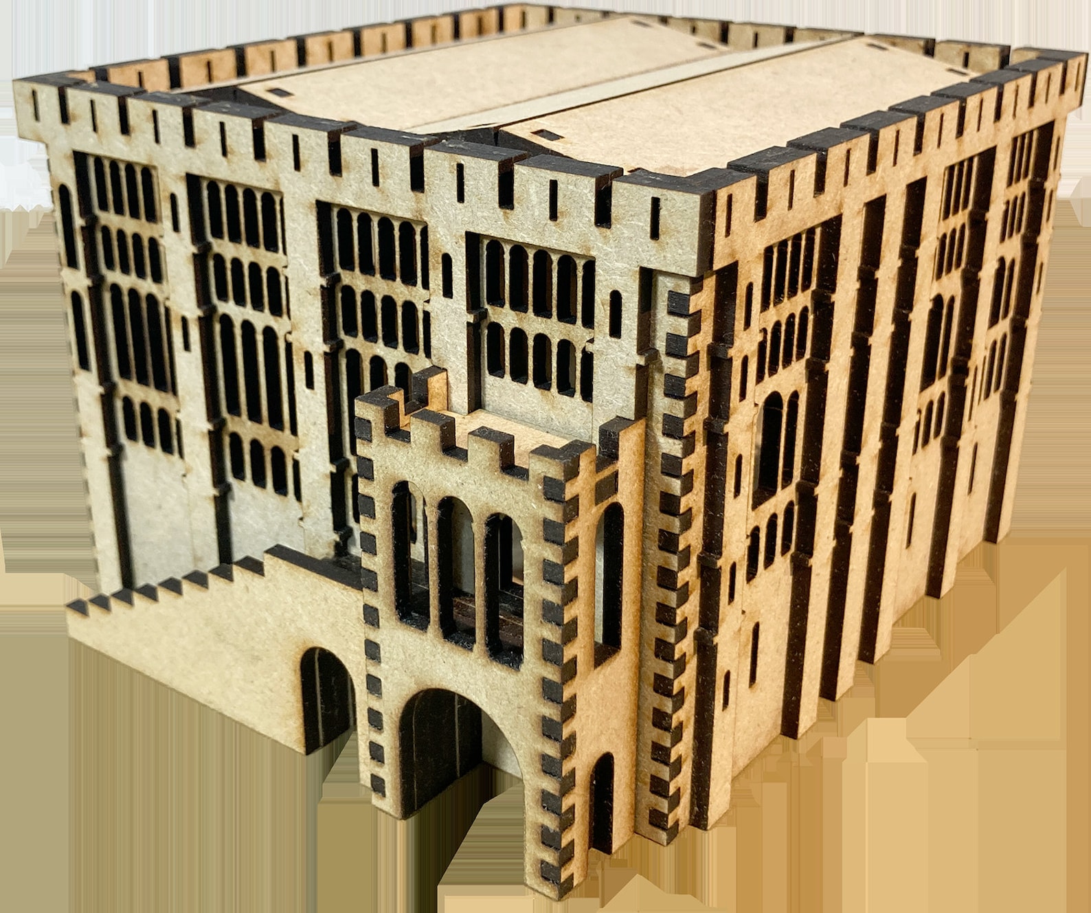 1:200 Model Castle, Miniature Kit, Mini Castle, Laser Cut Kit ...