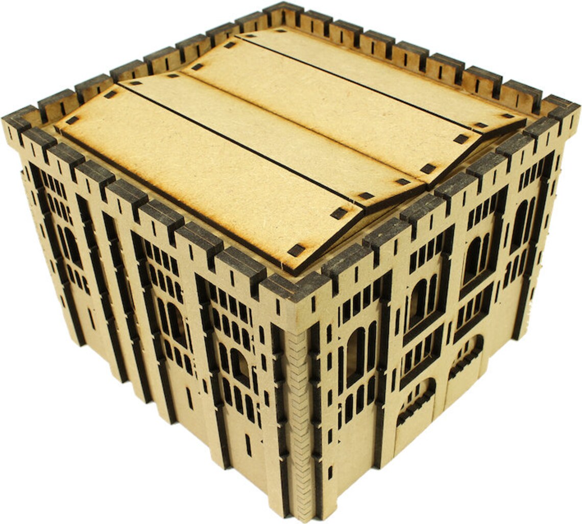 1:200 Model Castle, Miniature Kit, Mini Castle, Laser Cut Kit ...