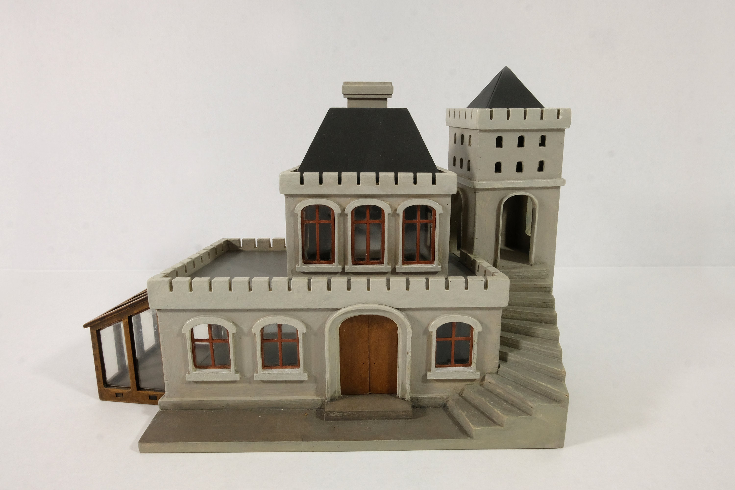 1:48 Miniature Castle, Quarter Scale Dollhouse, Ready Made Fantasy ...