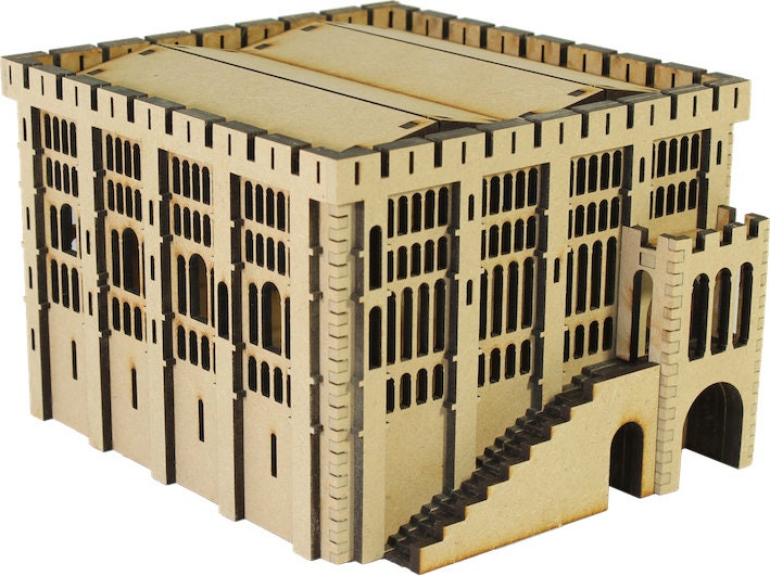 1:200 Model Castle, Miniature Kit, Mini Castle, Laser Cut Kit ...