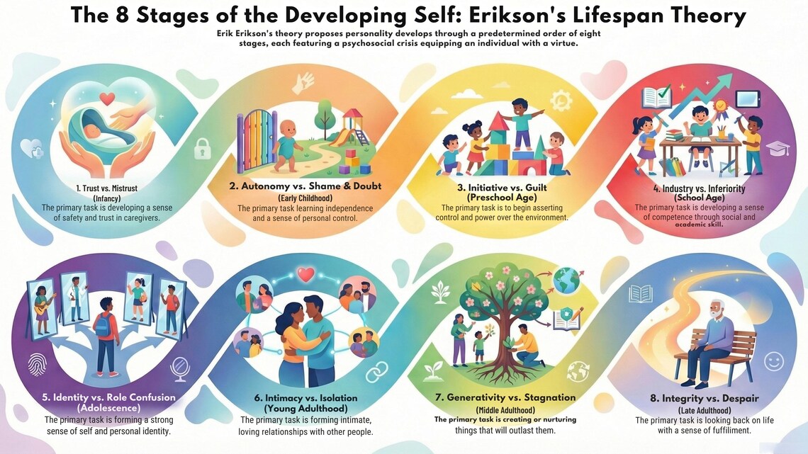 The Journey of You: Erikson’s 8 Stages of Psychosocial Development ...