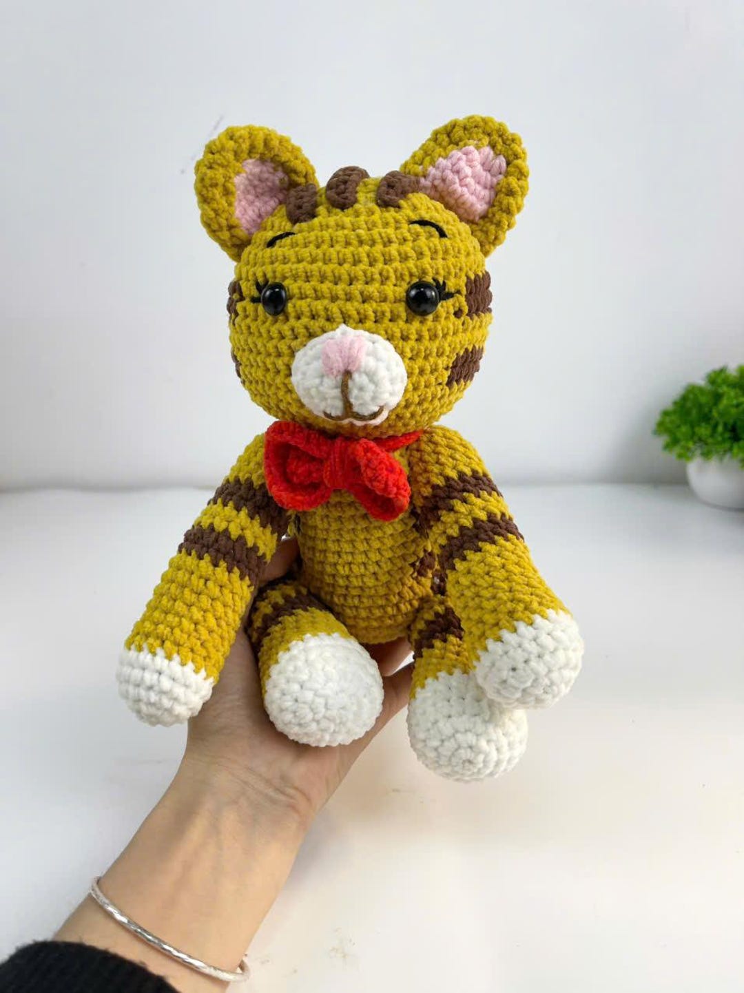 Crochet Tiger Cat Amigurumi Pattern, Easy Animal Plush (PDF) - Etsy