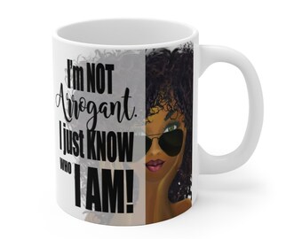 I KNOW WHO I AM Mug 15oz | Etsy