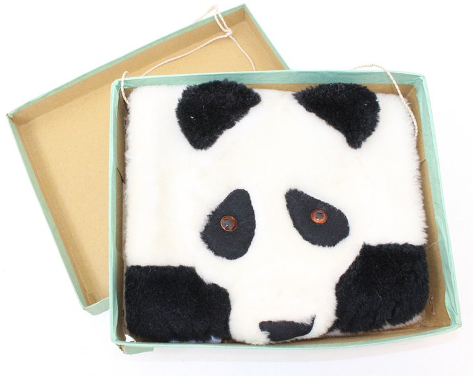 Vintage 1960s Rare Panda Muff Children's Hand Muffler Plush Bear ...