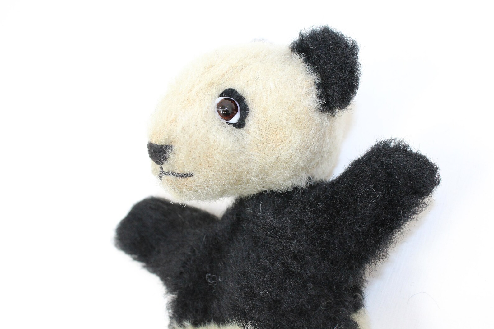 Vintage rare 1930s Chad Valley mohair panda teddy bear hand | Etsy