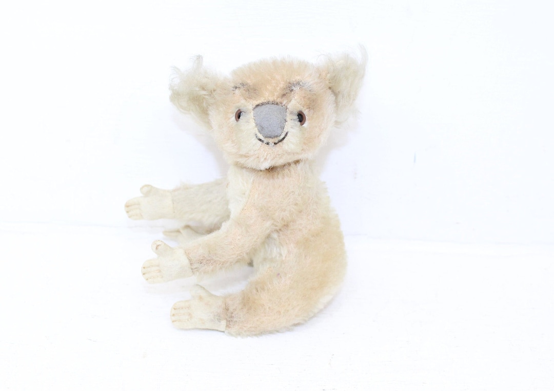 Vintage 1950s Rare Steiff Koala Bear Baby Soft Toy Mohair Collectable ...