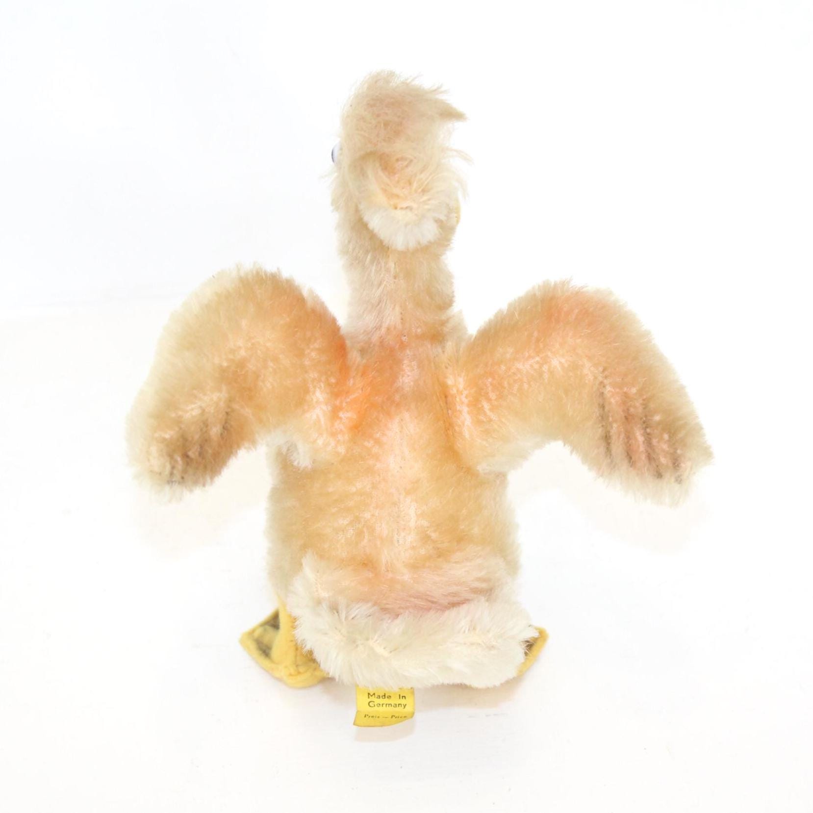 Vintage Steiff Pelican Piccy Bird Mohair Soft Toy Plush Straw Filled ...