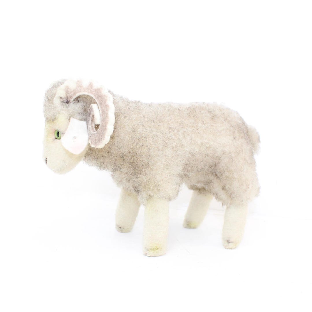 Steiff Large Ram Sheep Wotan Vintage Mohair Soft Toy With Button - Etsy