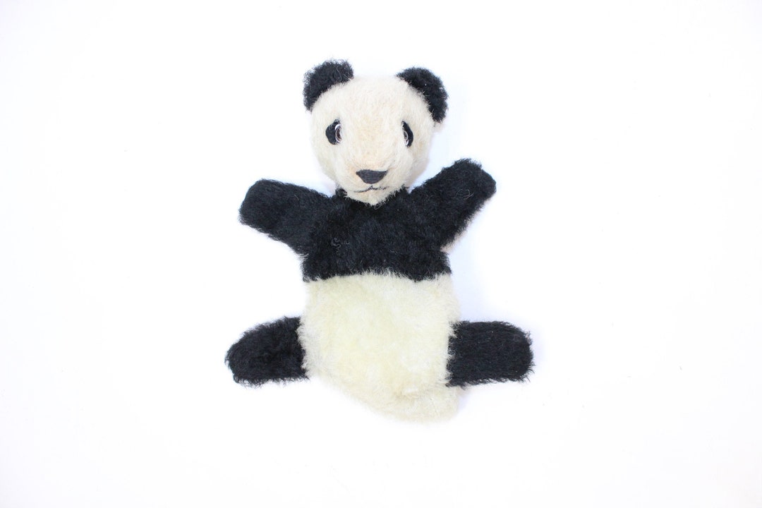 Vintage Rare 1930s Chad Valley Mohair Panda Teddy Bear Hand Puppet ...