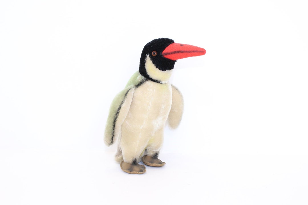 Vintage 1960s Steiff Penguin Peggy Bird Mohair Straw Filled Soft Toy ...