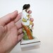 Antique Pair Georgian Prattware Figure Miniature Figures Pearlware Old ...