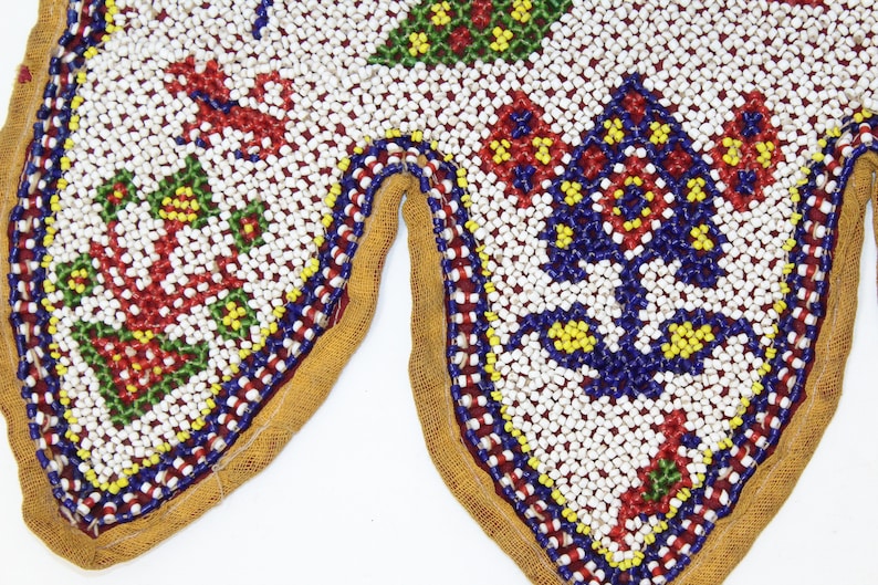 Vintage Beadwork Beaded Toran Panel Wall Hanging From Gujurat - Etsy