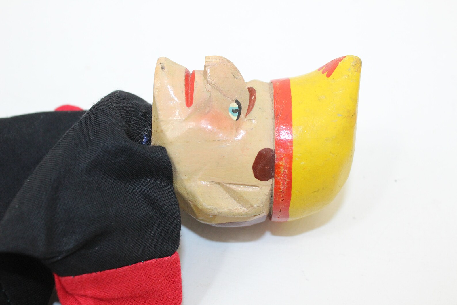 Antique German Punch hand puppet from Punch and Judy wooden | Etsy