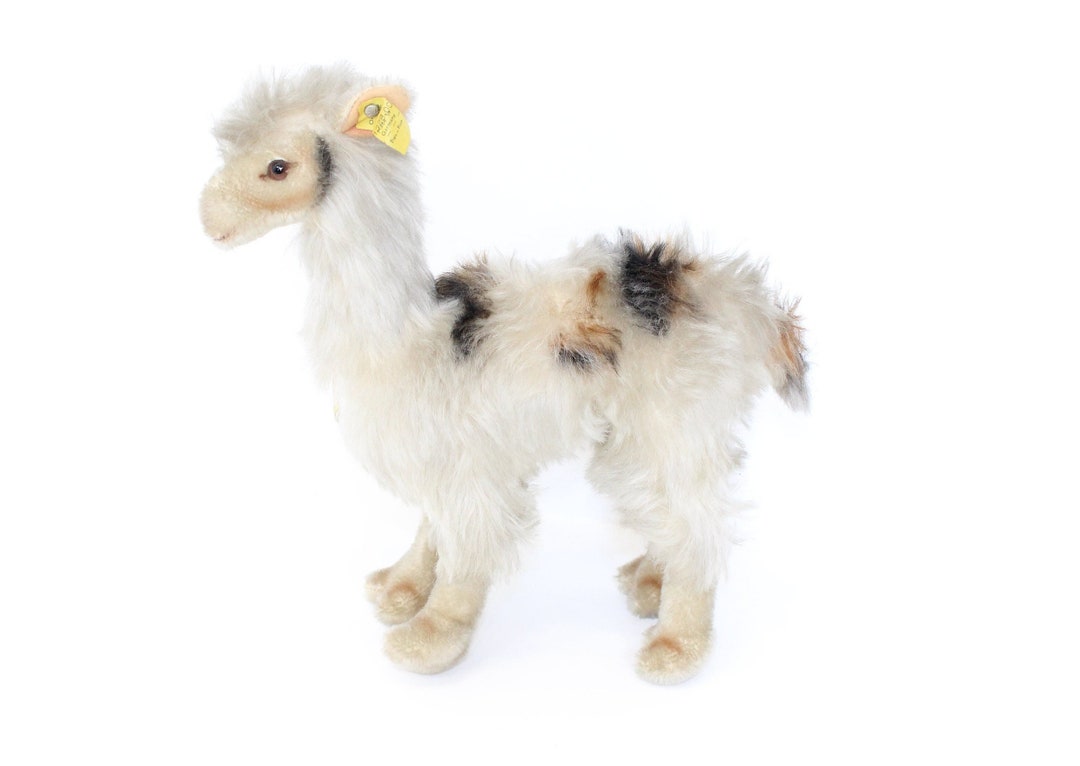 Vintage 1950s Large Steiff Llama Lama Soft Toy With Button and - Etsy