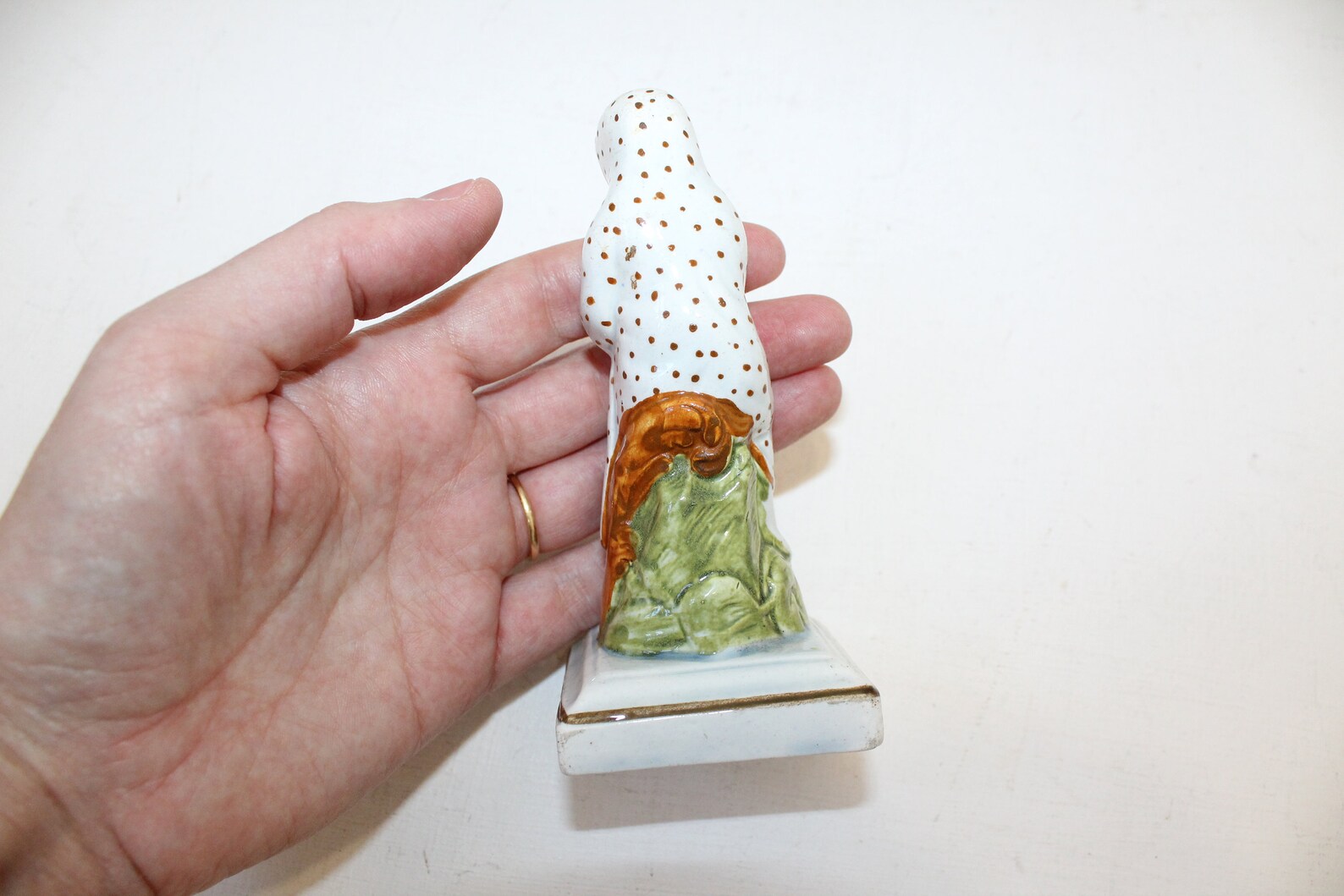 Antique Pair Georgian Prattware Figure Miniature Figures Pearlware Old ...