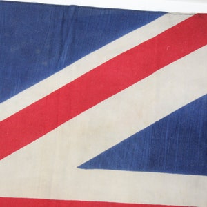 Vintage 1930s 1940s WW2 Large British Union Jack Flag Banner Military ...