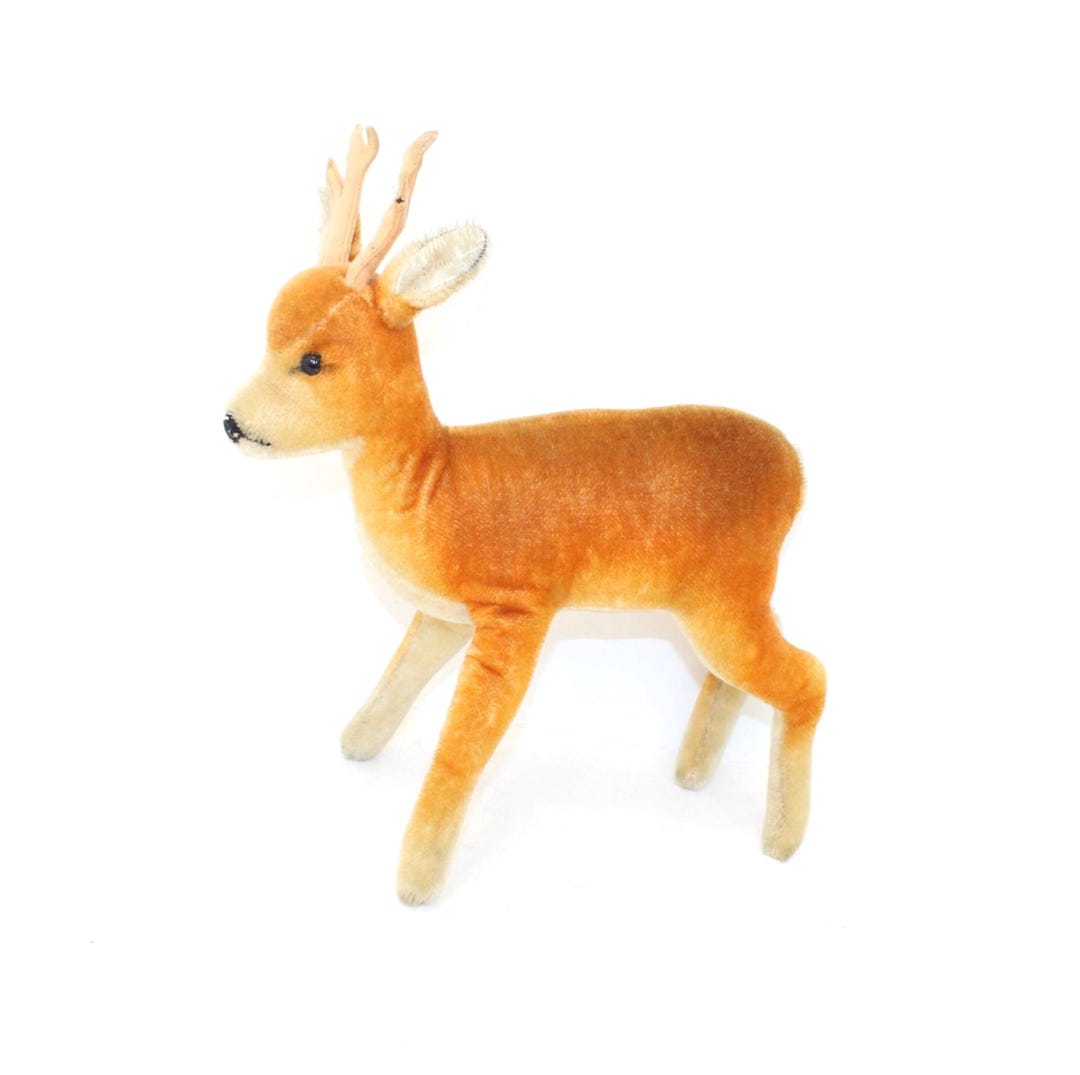 Vintage Steiff Large Roebuck Deer Buck Stag Mohair Soft Toy Plush - Etsy