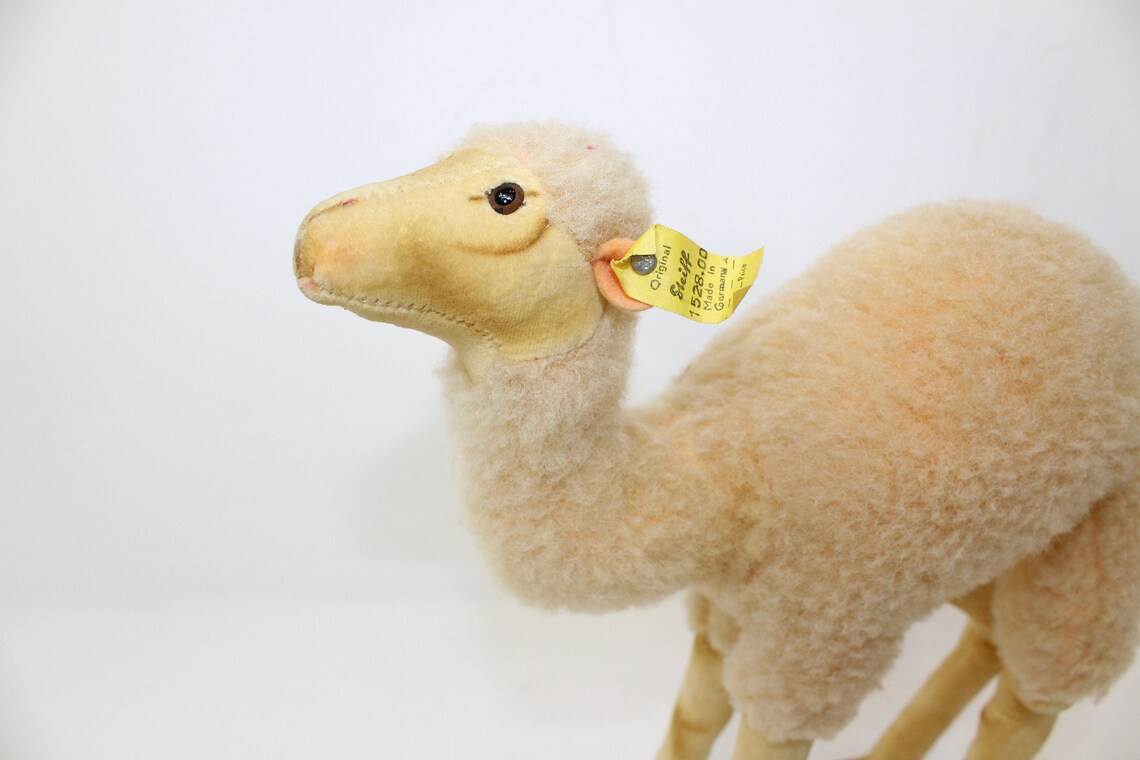 Vintage 1950s Large Steiff Camel Dromedary Soft Toy Velvet and | Etsy