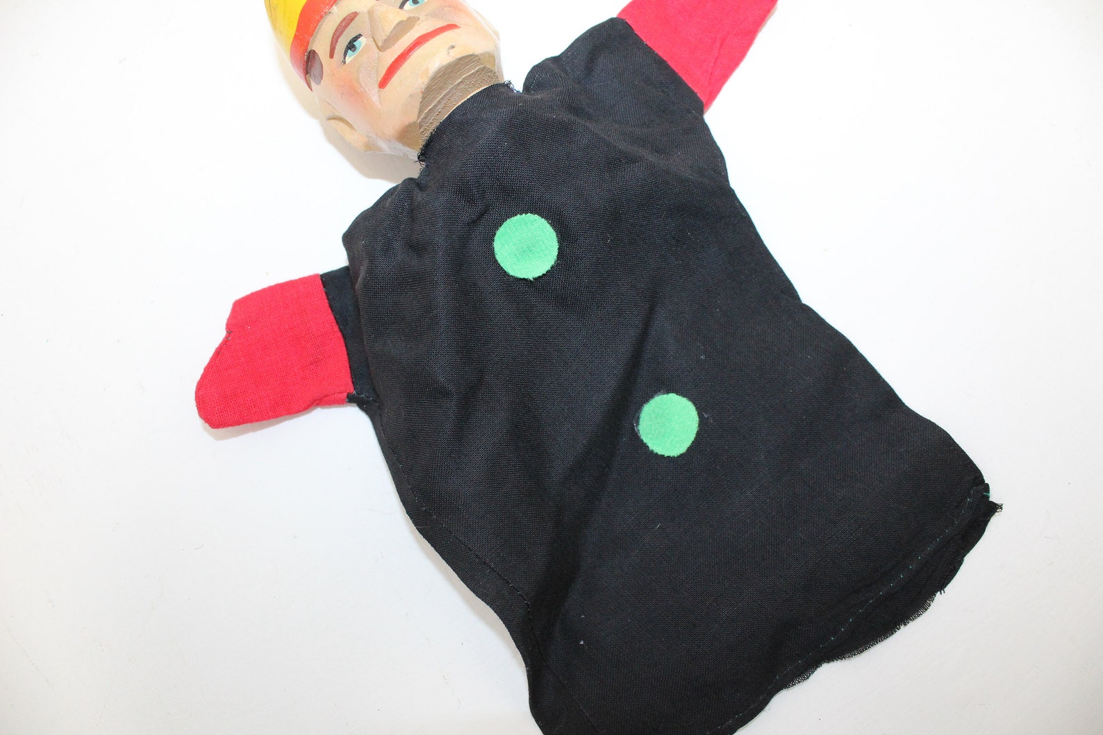 Antique German Punch hand puppet from Punch and Judy wooden | Etsy