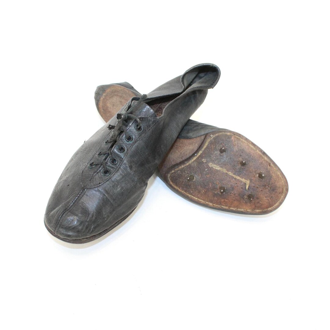 Vintage 1920s 1930s Running Sprinter Shoes Track and Field Lace up ...